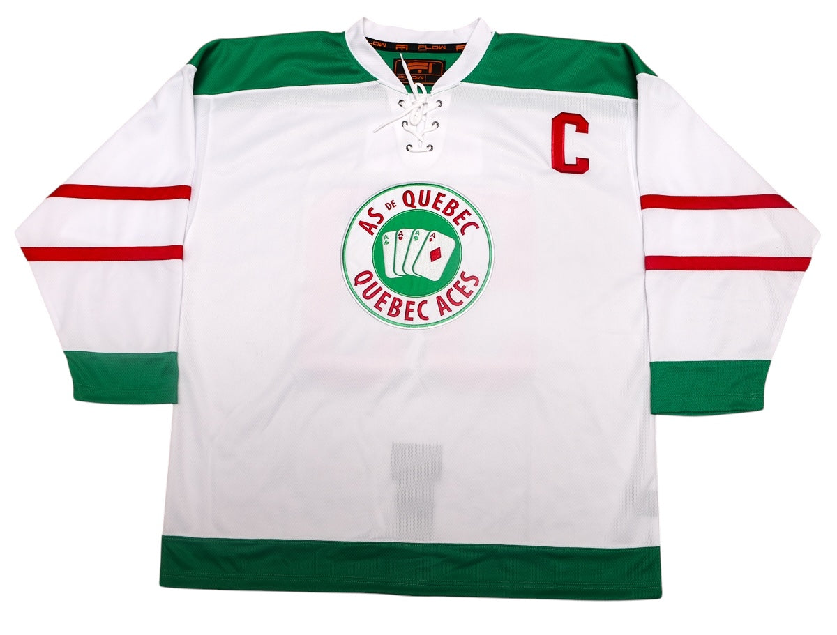 Quebec Aces Early 1950s Replica Jersey (CUSTOM - PRE-ORDER) – Vintage ...